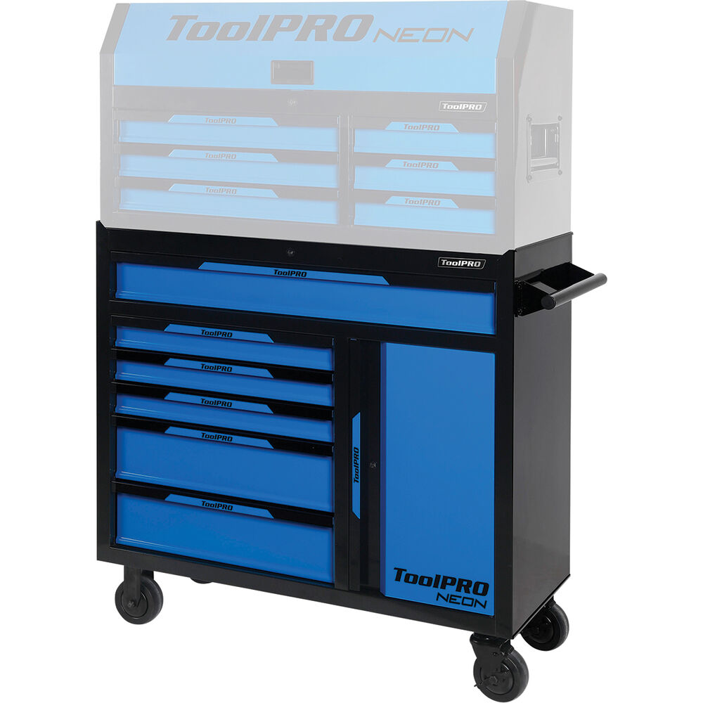 ToolPRO Neon Tool Cabinet Blue 6 Drawer 42 Inch | Supercheap Auto New ...