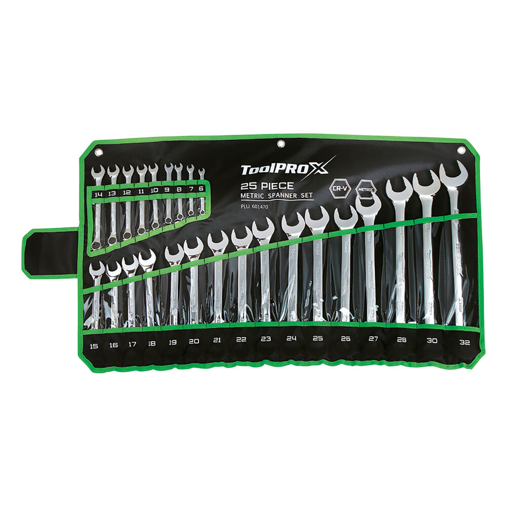 ToolPRO-X Spanner Set Metric 25 Piece | Supercheap Auto New Zealand
