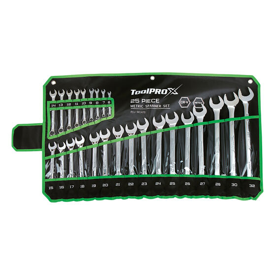 ToolPRO-X Spanner Set Metric 25 Piece | Supercheap Auto New Zealand