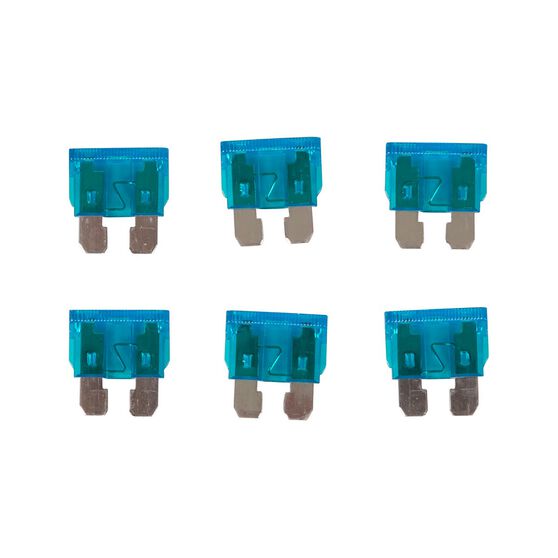 SCA Automotive Fuses - Standard Blade, 15 Amp, 6 Piece | Supercheap ...