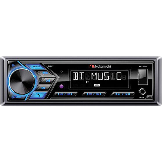 Nakamichi Head Unit Single DIN NQ711B | Supercheap Auto New Zealand