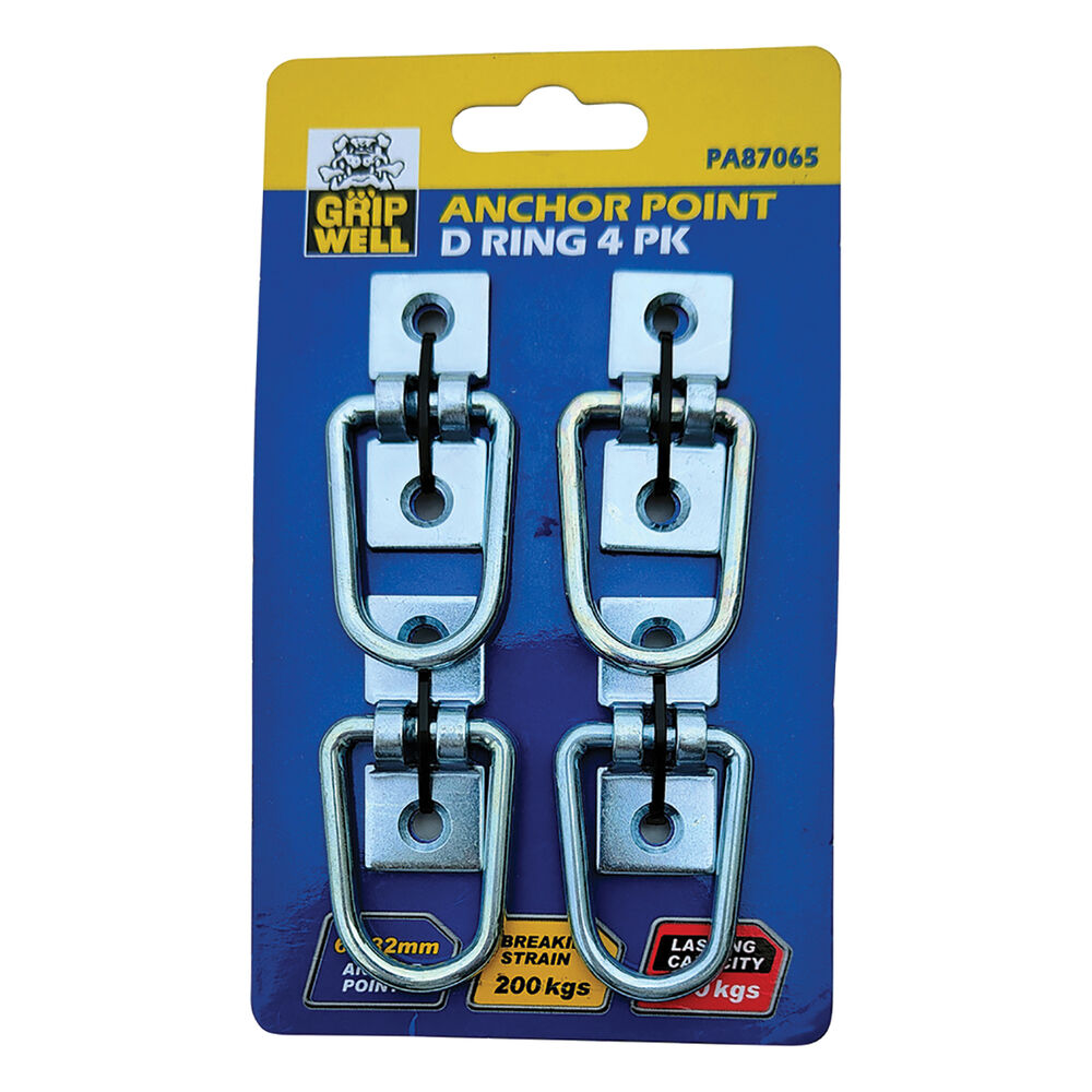 SCA Anchor Point D Ring 4pk | Supercheap Auto New Zealand