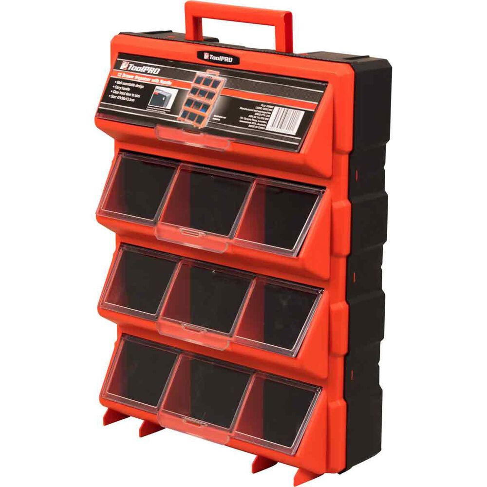 ToolPRO Organiser Portable 12 Drawer | Supercheap Auto New Zealand