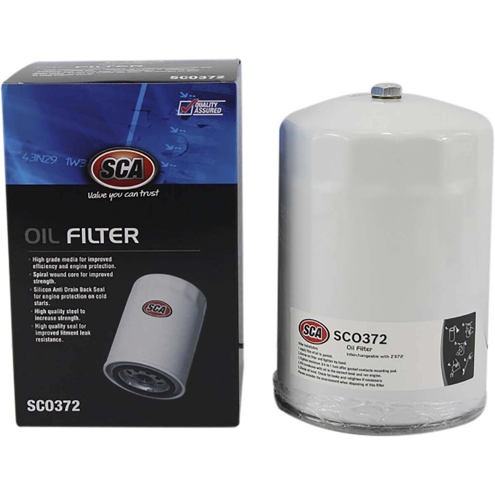 SCA Oil Filter SCO372 (Interchangeable with Z372) | Supercheap Auto New ...