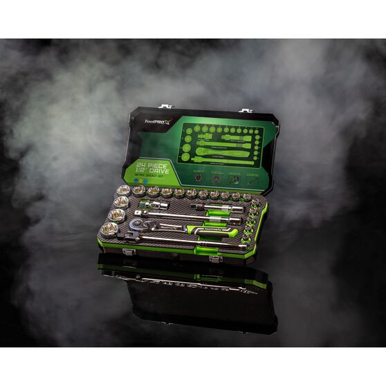 ToolPRO-X Socket Set 1/2" Drive Metric 24 Piece | Supercheap Auto New ...