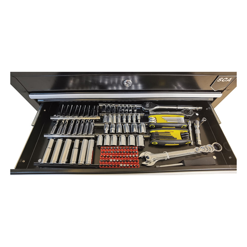 SCA 142 Piece Tool Kit With Cabinet | Supercheap Auto New Zealand