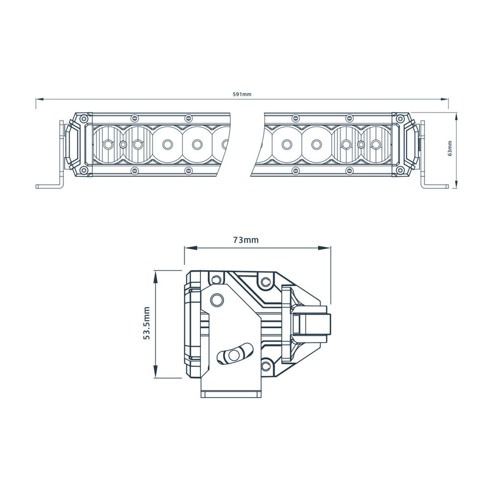 Ridge Ryder LED Driving Light Bar w/ harness - 21" 84W | Supercheap ...