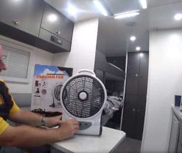 Ridge Ryder Rechargeable Caravan Fan