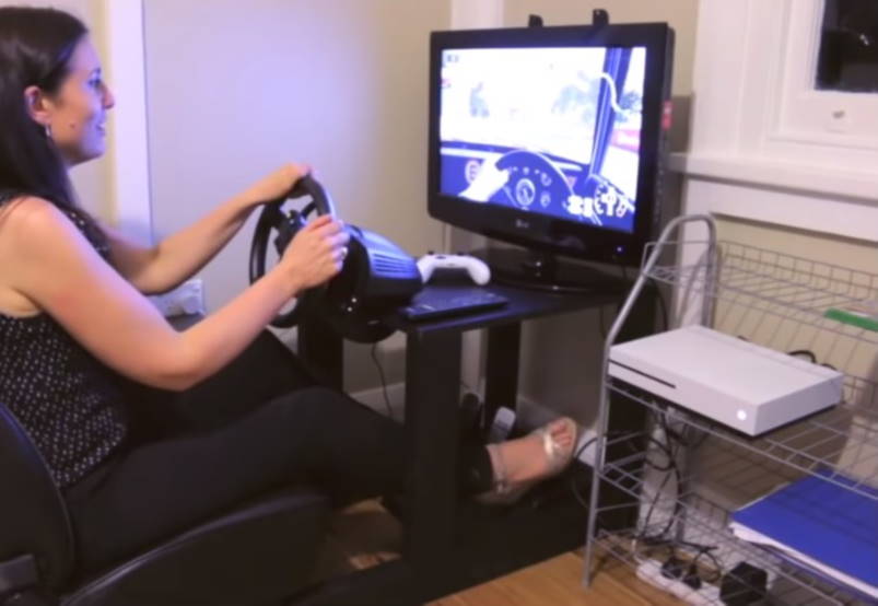 Build A Simple Racing Simulator - Home Built by Jeff